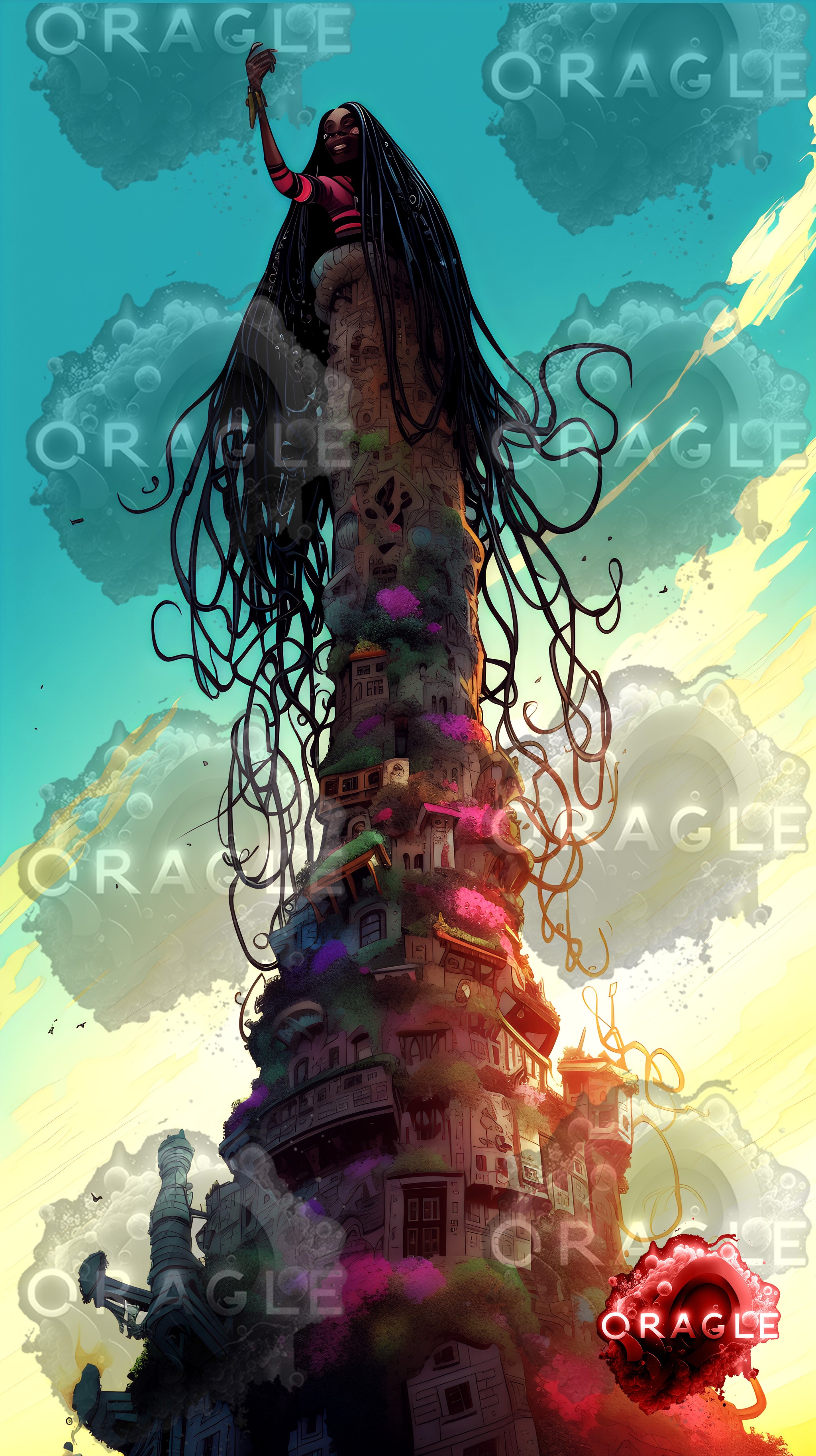 African Rapunzel Wallpaper Pack – The Artful Oracle